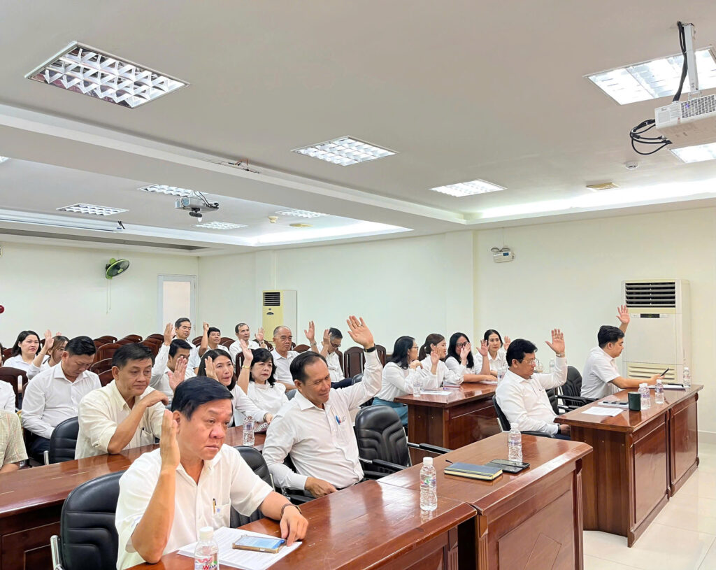 VĂN PHÒNG TỔNG CÔNG TY VĂN HÓA SÀI GÒN TỔ CHỨC HỘI NGHỊ NGƯỜI LAO ĐỘNG NĂM 2024 - SCPC